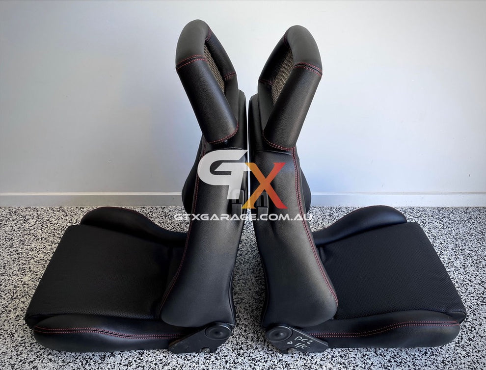 RECARO LX Fishnet Red Stitching – GTX Garage